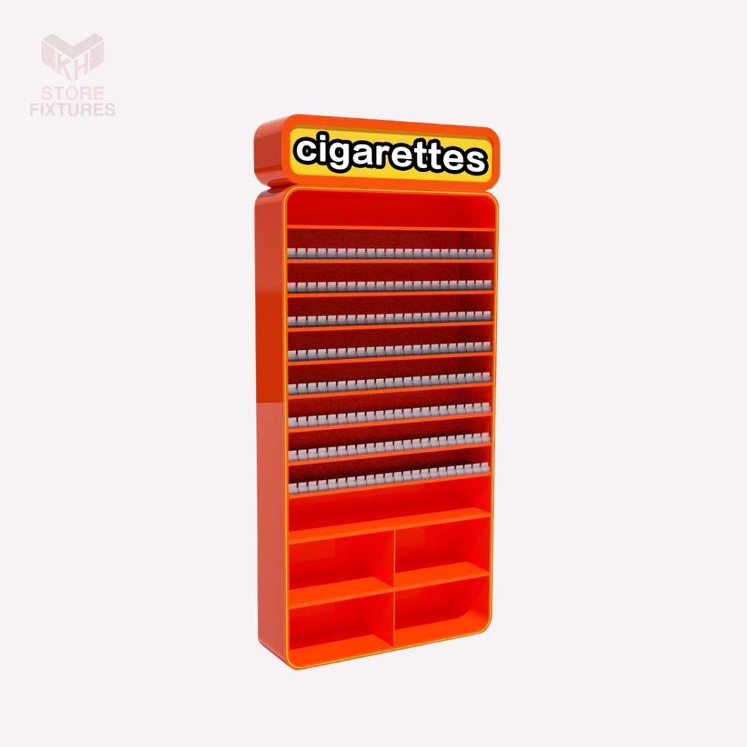 Dip and cigarettes rack With LED lights - khstorefixtures